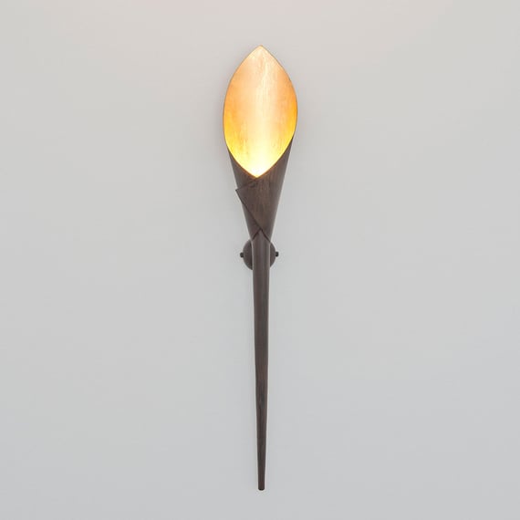HOLLÄNDER Fiaccola Grande wall light brown/black/gold - 300 13215 | REUTER