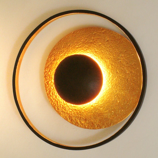 HOLLÄNDER Satellite wall light, G4 brown/black/gold - 300 K 1374 X | REUTER