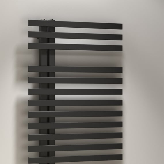 HSK Yenga Light towel radiator, hot water or mixed operation 585 W ...