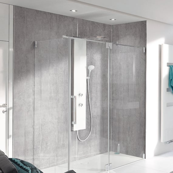 HSK RenoDeco wall panel finestone look, finestone ash grey - 940000-602 ...
