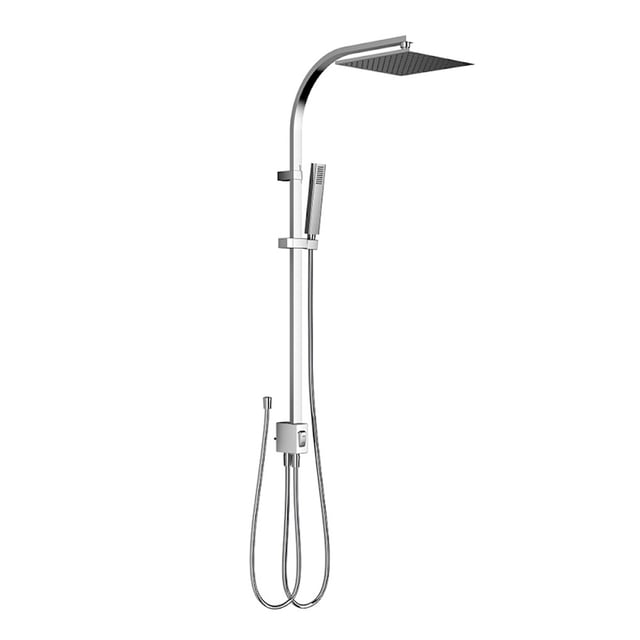 HSK AquaSwitch RS 500 exposed shower system for fitting chrome ...