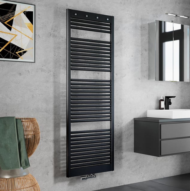 HSK Line Pro Badheizkörper, Warmwasser- oder Mischbetrieb 1032 W ...