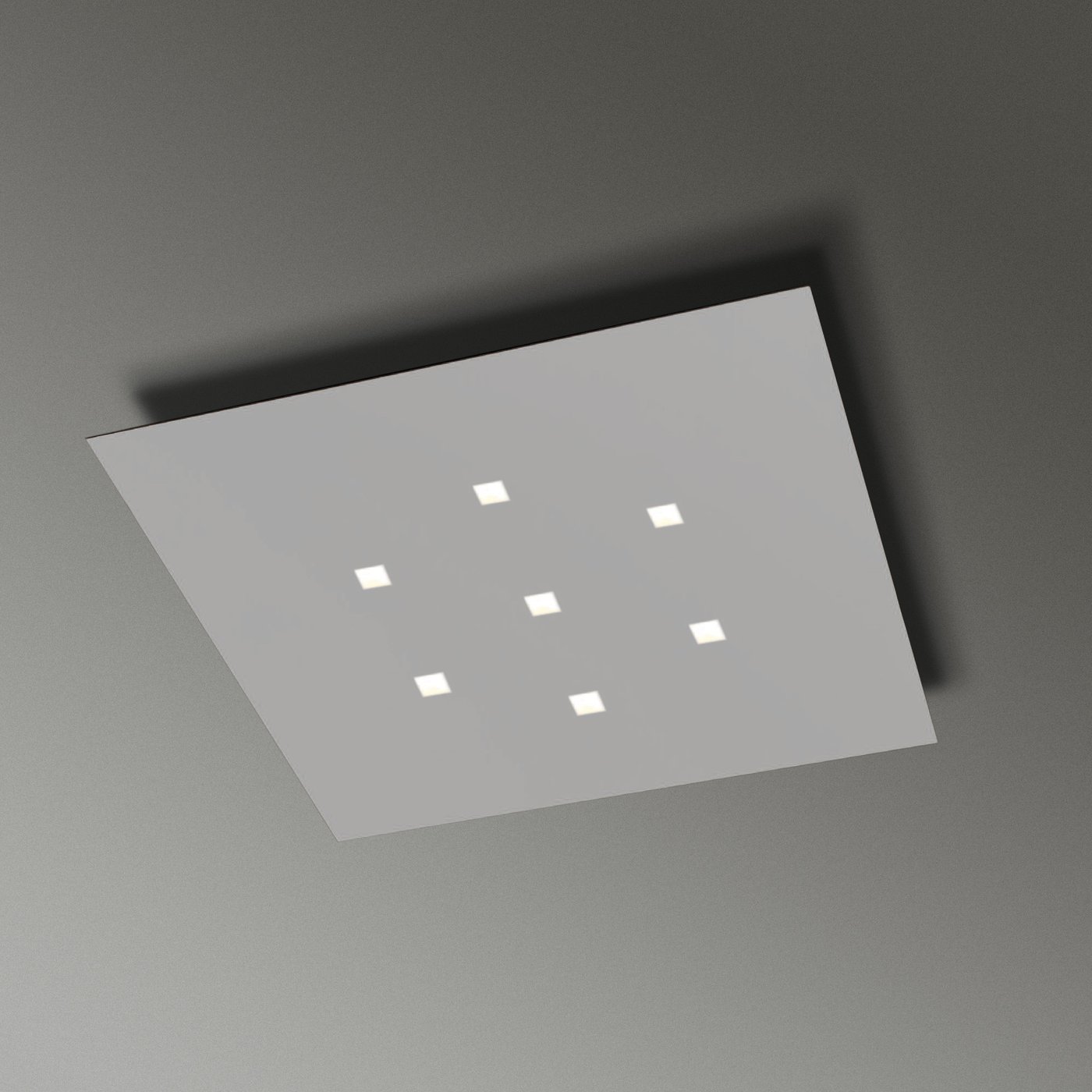 Icone Luce Isi Q7 LED ceiling light dimmable, grey - ISI-P7QG27K | REUTER