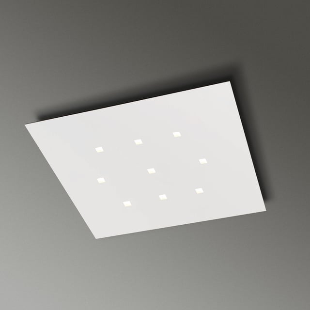 Icone Luce Isi Q9 LED ceiling light dimmable, white - ISI-P9QBI27K | REUTER