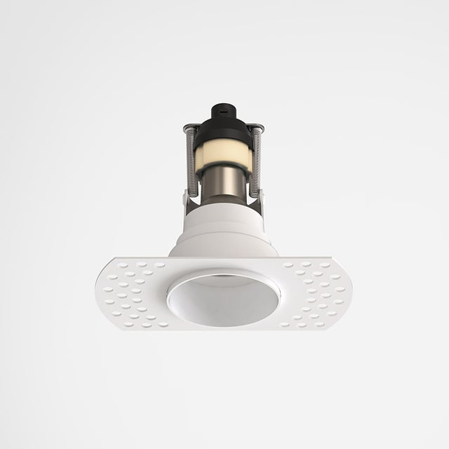 astro Trimless recessed spotlight, GU10 dimmable, matt white - 1248025 ...