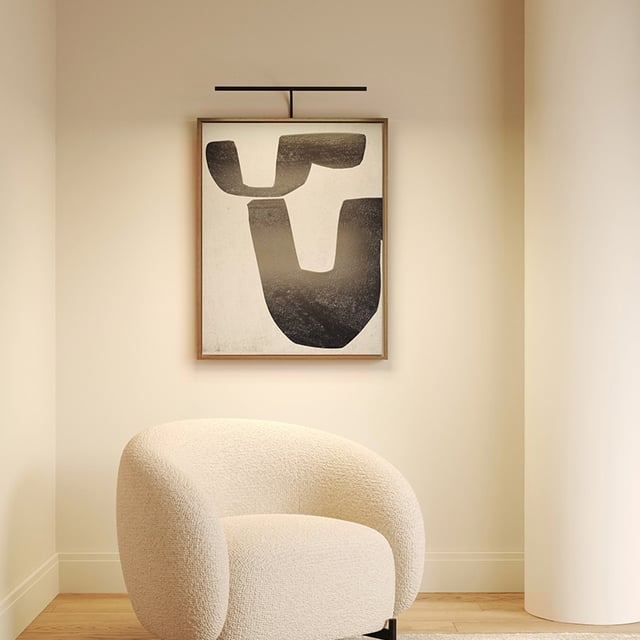 astro Mondrian wall light, LED dimmable, matt black - 1374040 | REUTER