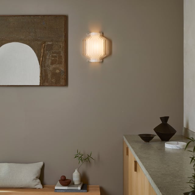 astro Toro wall light, E27 dimmable, satin/transparent - 1461001 | REUTER