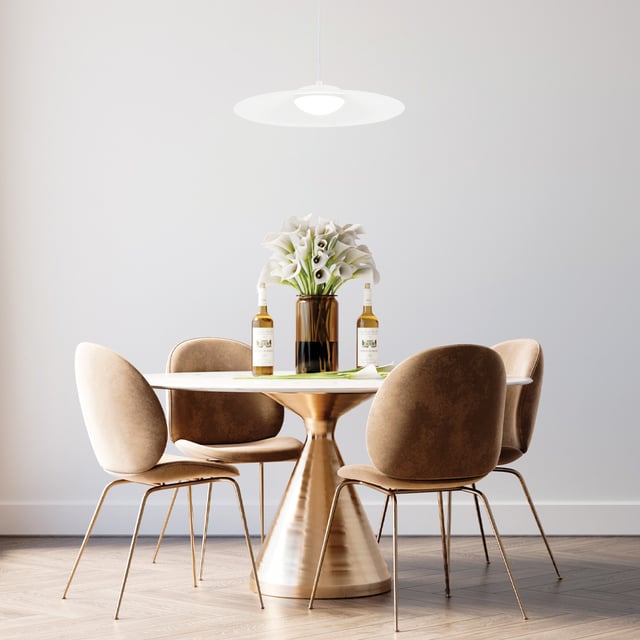 Zambelis 221 pendant light, LED matt white - 22129 | REUTER