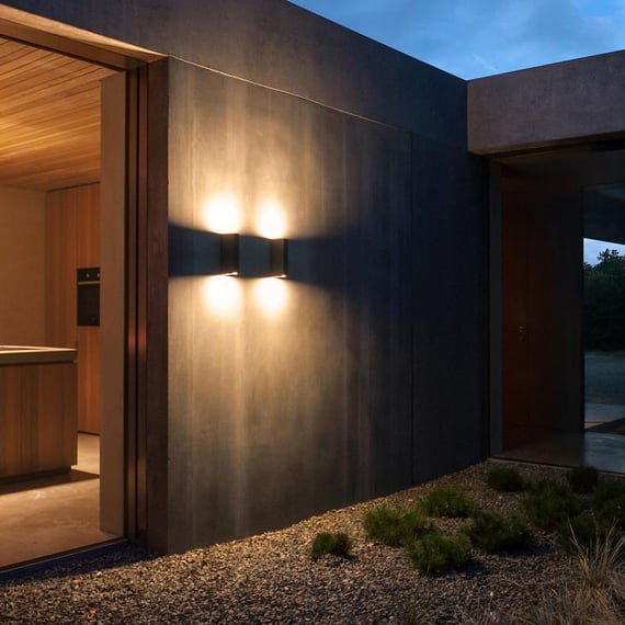 IP44.de gap wall light, LED dimmable, anthracite - 91100-27-Y-AN | REUTER