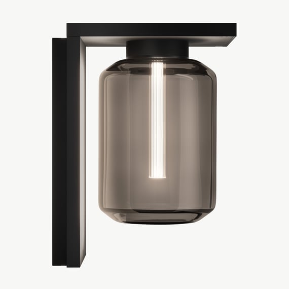 IP44.de Dia F wall light, LED dimmable, black - 91251-BL | REUTER