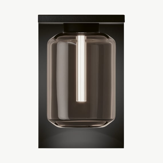 IP44.de Dia F wall light, LED dimmable, black - 91251-BL | REUTER