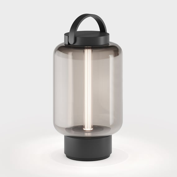 IP44.de Qu rechargeable table lamp, LED dimmable, amber - 93950-JB | REUTER