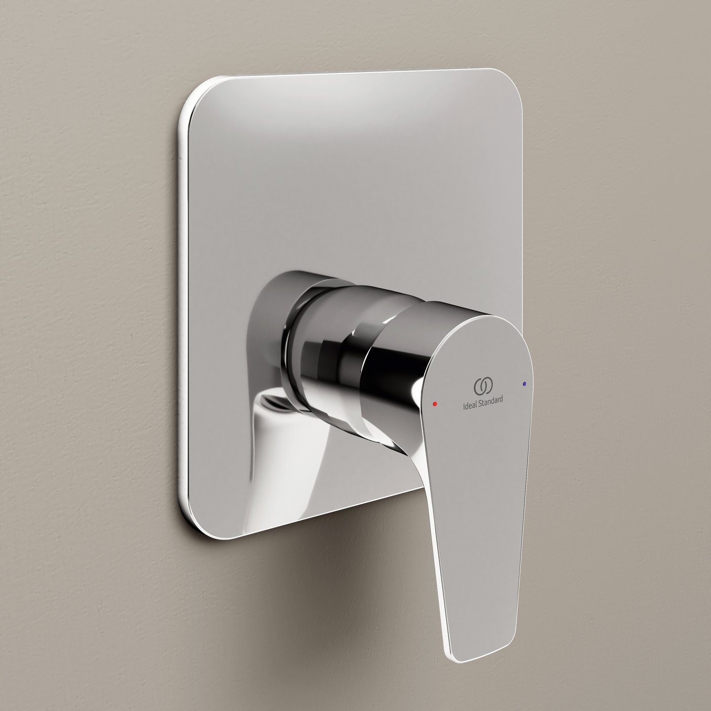 Ideal Standard Cerafine D concealed shower fitting with mixer with Eco ...