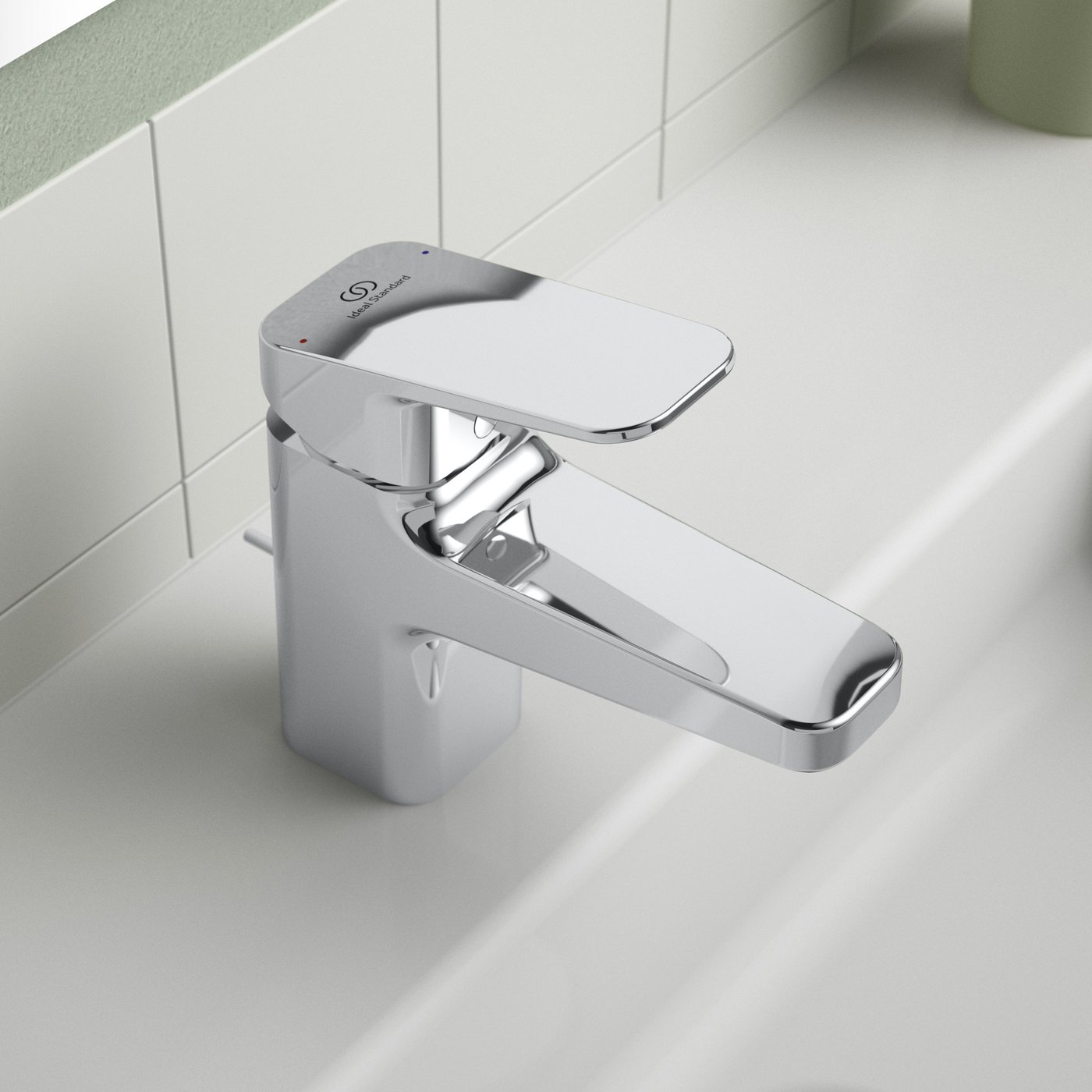 Ideal Standard CeraPlan basin fitting with pop-up waste set, chrome ...