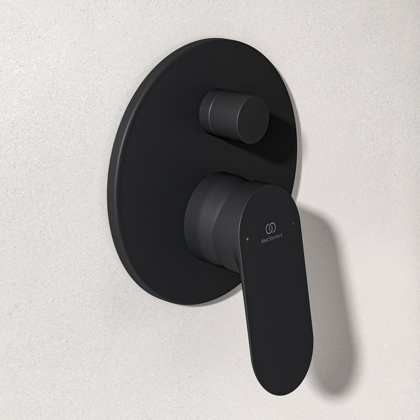 Ideal Standard Ceralife O concealed shower fitting with mixer silk ...