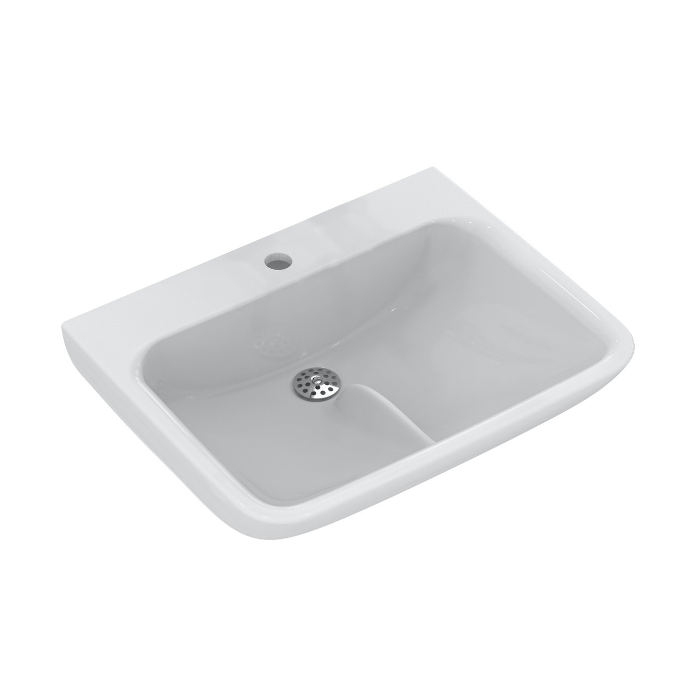 Ideal Standard Contour 21 Plus hand washbasin with SmartGuard, white ...