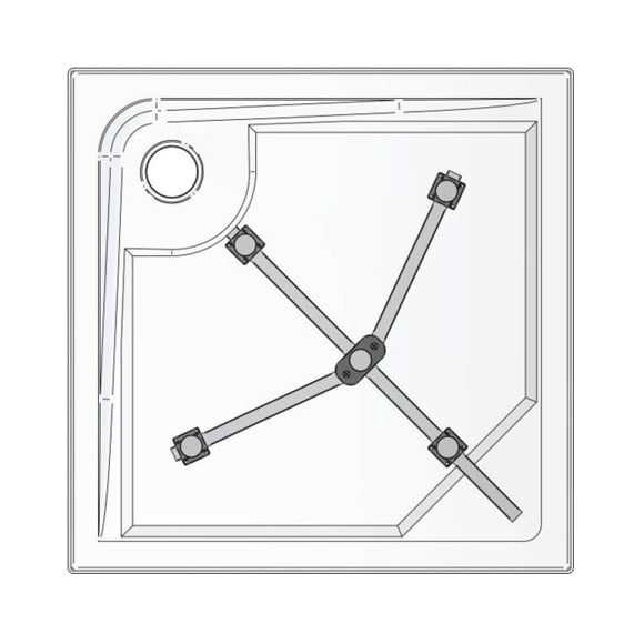 Ideal Standard Brausewannen-Montagesatz Größe 1 - K935967 | REUTER