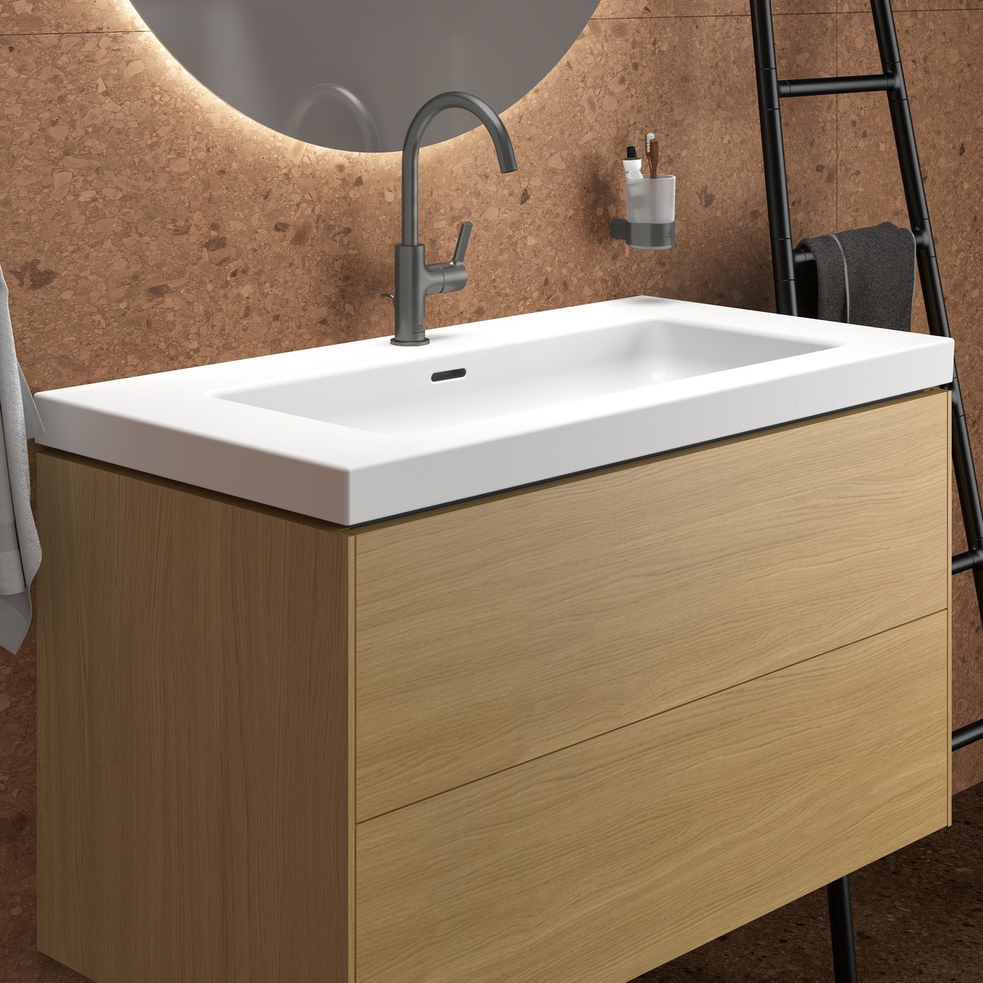 Ideal Standard Extra Wandwaschtisch mit Ideal Plus, weiß - T4366MA | REUTER