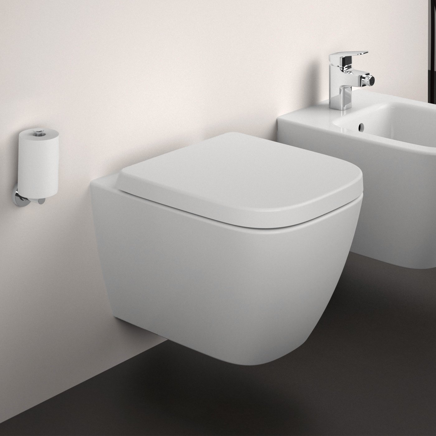 Ideal Standard i.life S Wand-WC Ausführung kurz mit WC-Sitz, weiß ...