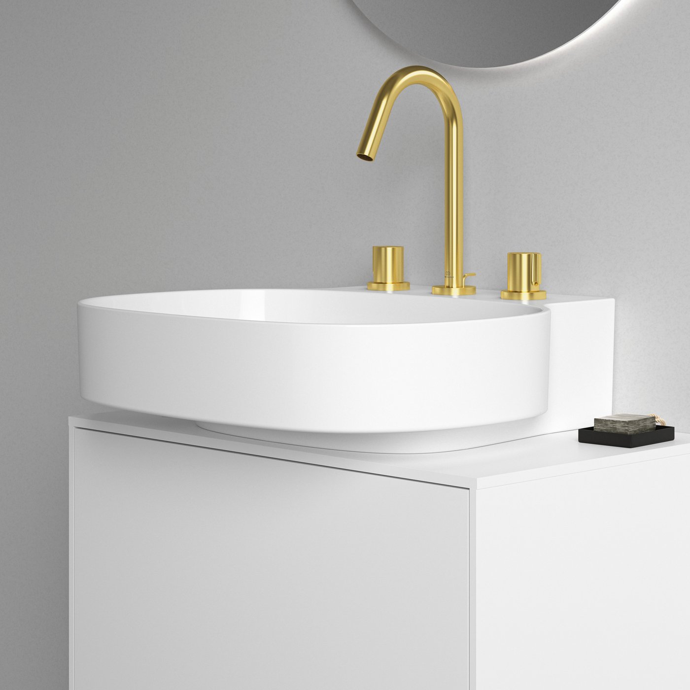 Ideal Standard Linda-X Wandwaschtisch mit Ideal Plus, weiß - T4986MA ...