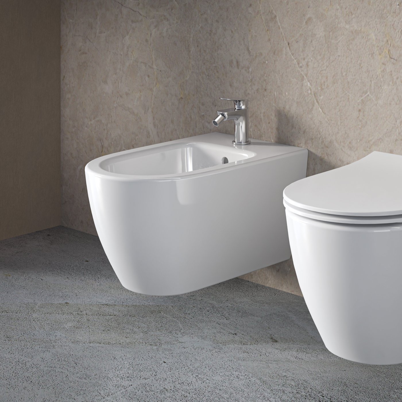 Ideal Standard i.life O Bidet mit Ideal Plus, weiß - T5681MA | REUTER