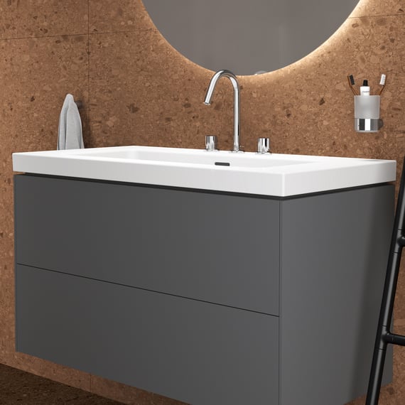 Ideal Standard Extra wall-mounted washbasin with Ideal Plus, white ...
