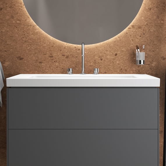 Ideal Standard Extra wall-mounted washbasin with Ideal Plus, white ...