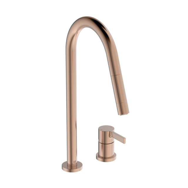 Ideal Standard Gusto kitchen fitting, pull-out spout, swivelling ...