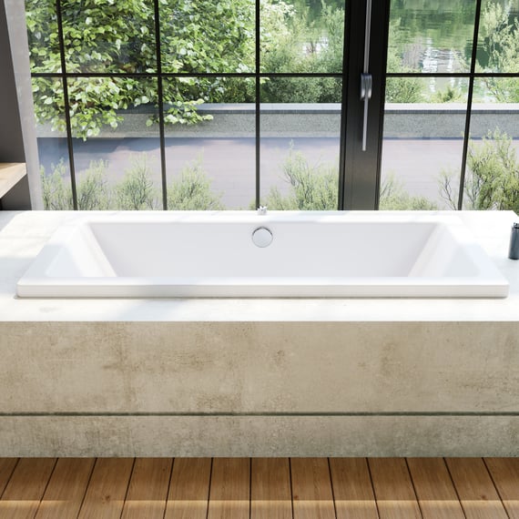 KALDEWEI CONODUO Baignoire rectangulaire encastrée blanc - 235200010001 ...