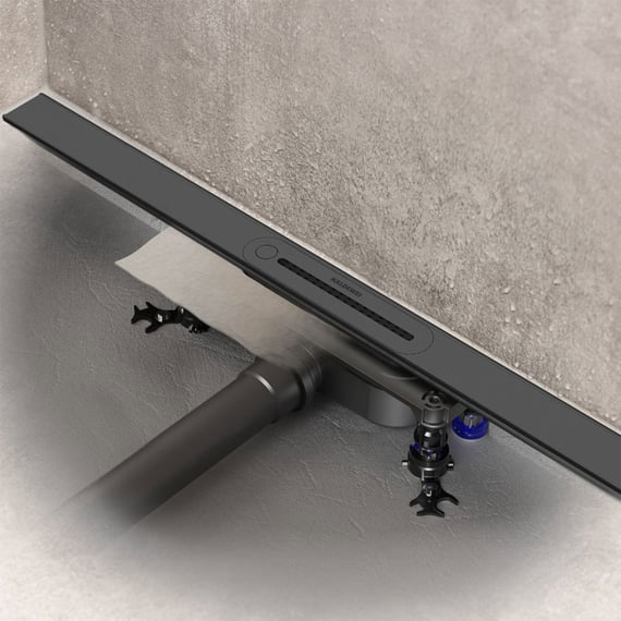 KALDEWEI FLOW shower channel, complete set, for standard installation 2 ...