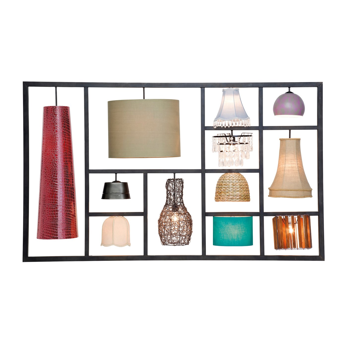 KARE Design Parecchi Art House Wandleuchte E27 multicolor - 34736 | REUTER