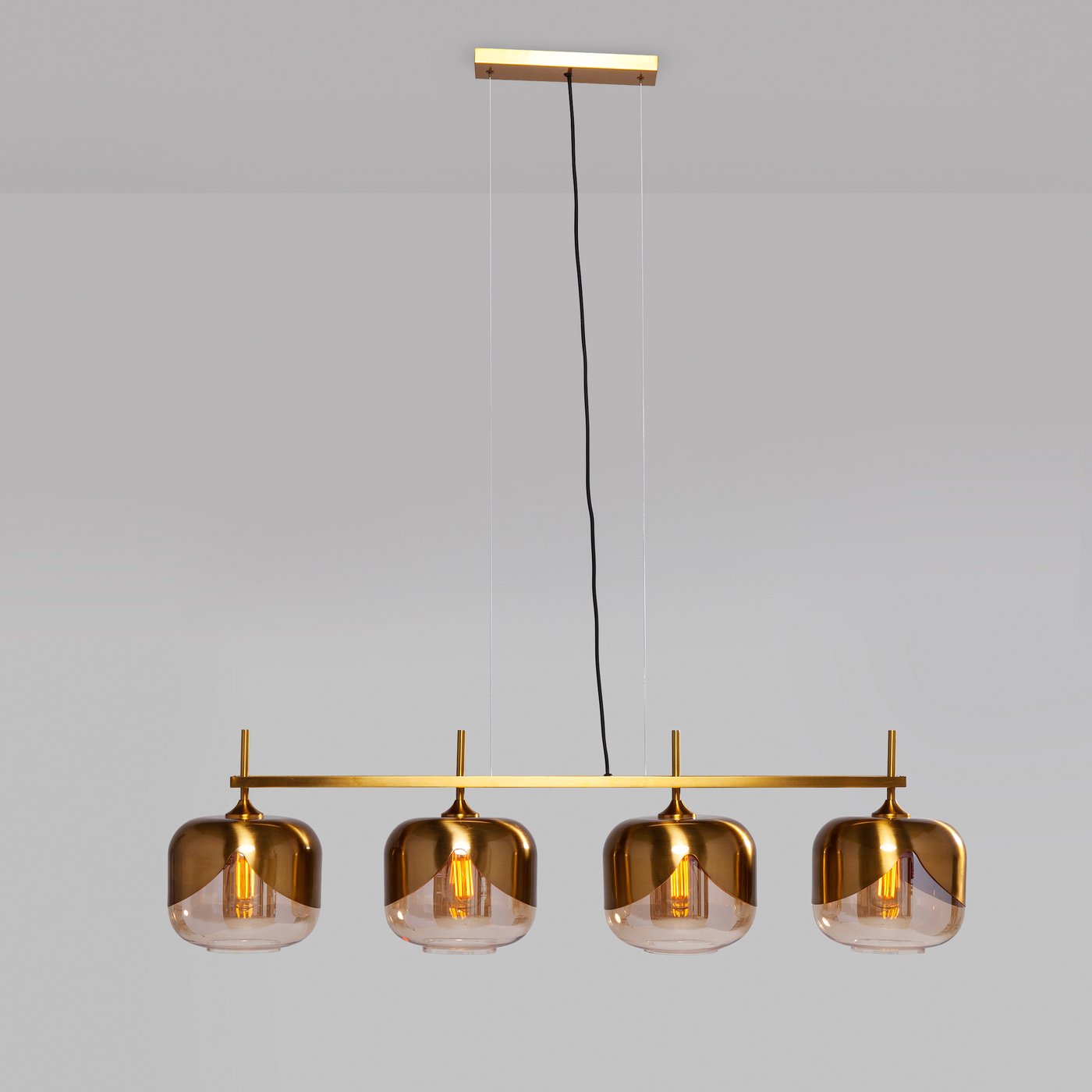 KARE Design Goblet Quattro pendant light dimmable, transparent - 51101 ...