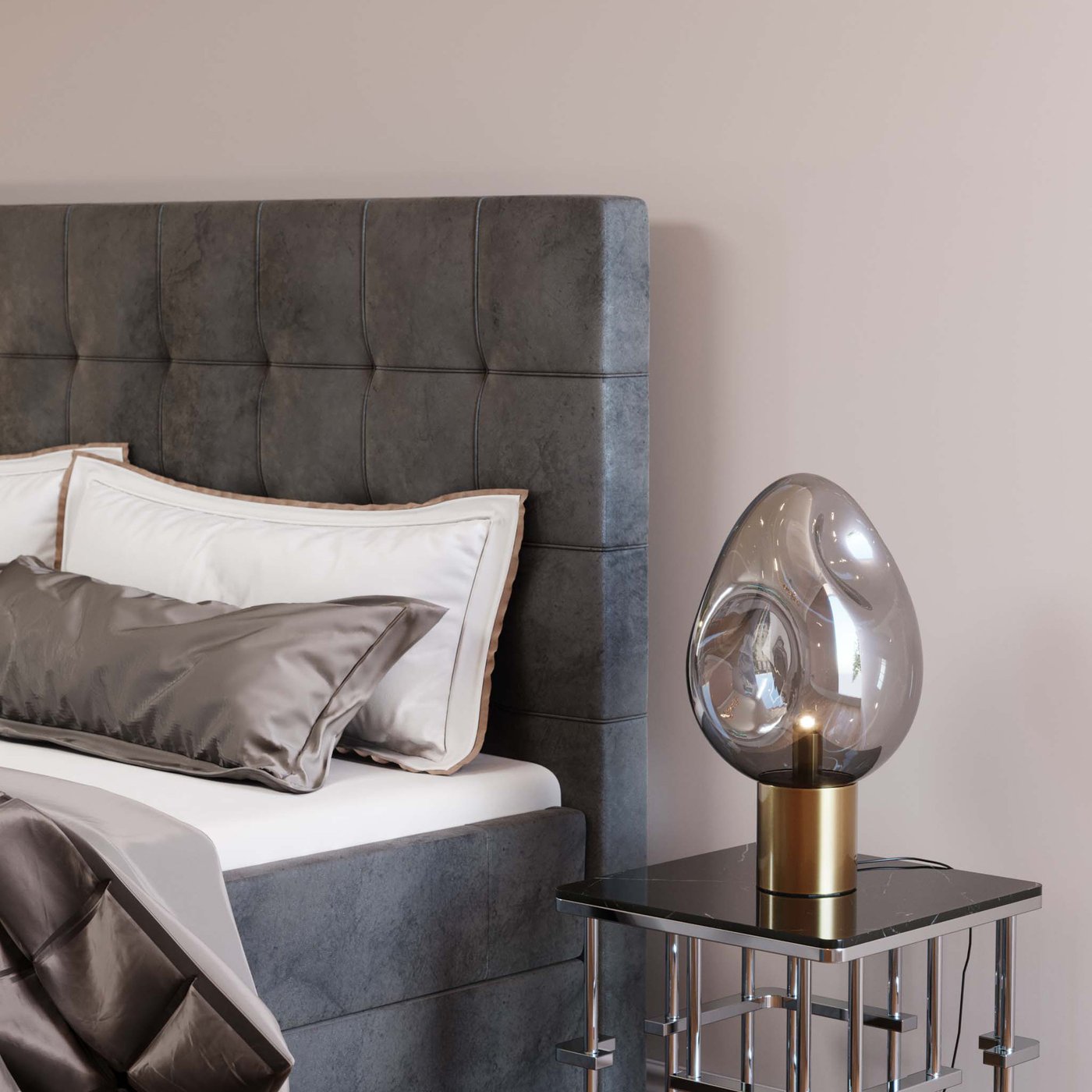 KARE Design Dough Tischleuchte silber - 53347 | REUTER