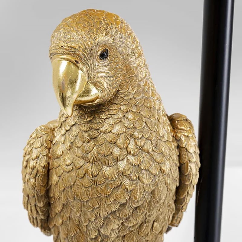 KARE Design Animal Parrot Stehleuchte, E27 schwarz/gold - 53445 | REUTER