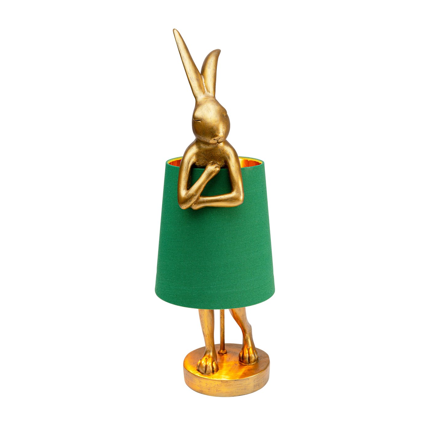 KARE Design Animal Rabbit Tischleuchte, E14 grün/gold - 53471 | REUTER