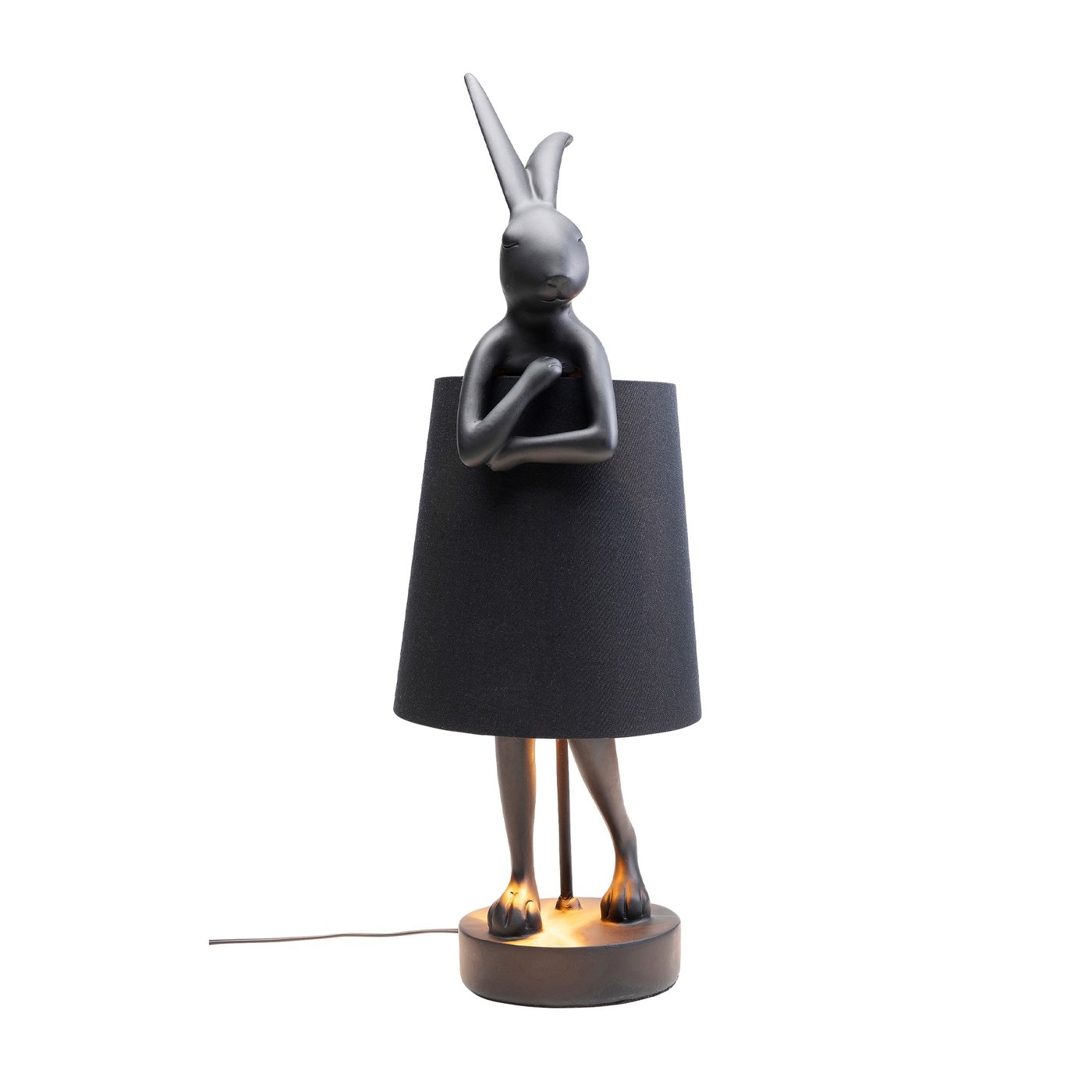 KARE Design Animal Rabbit Tischleuchte, E14 schwarz/gold - 53473 | REUTER