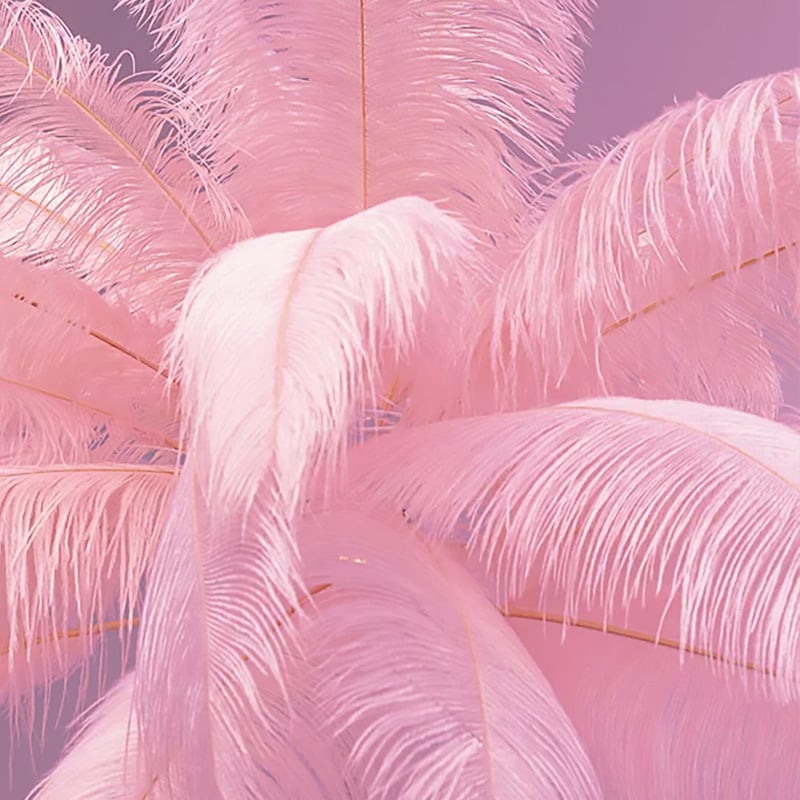 KARE Design Feather Palm Stehleuchte, E27 pink - 53748 | REUTER