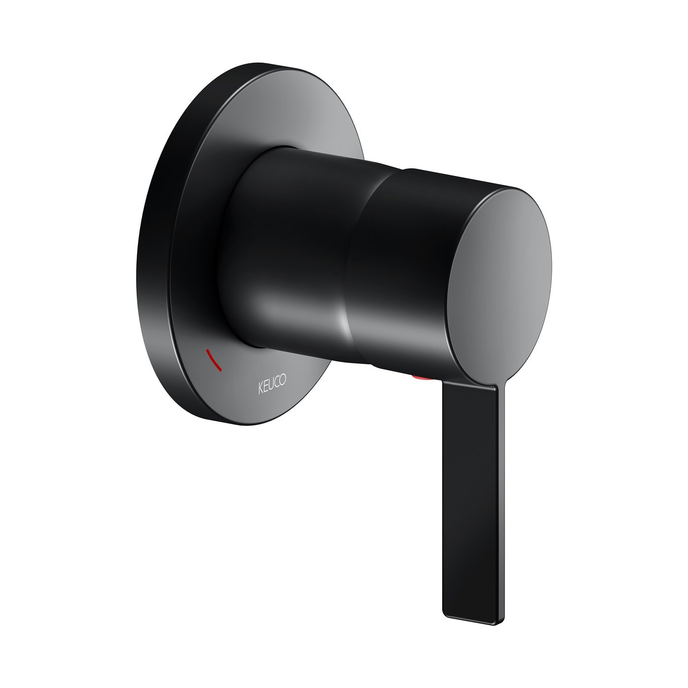 Keuco IXMO concealed shower fitting with mixer matt black - 59551379501 ...