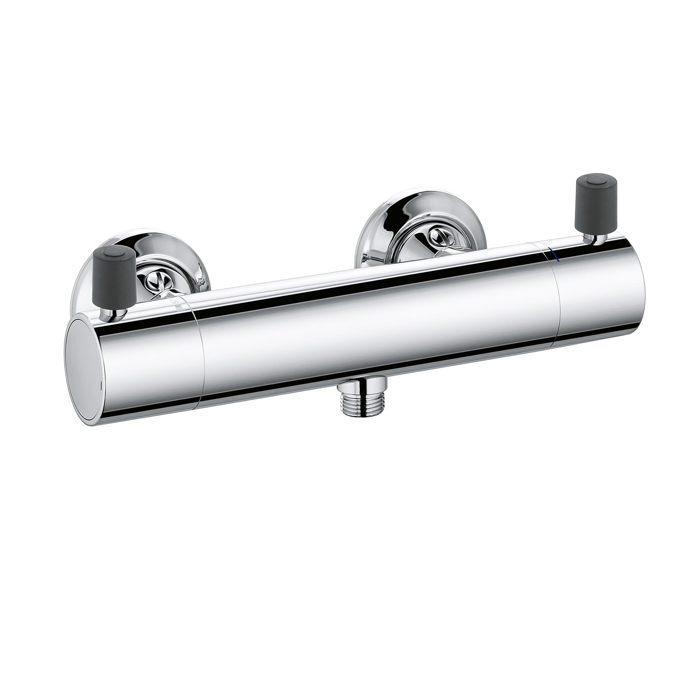 Kludi MEDI CARE exposed shower fitting with thermostat chrome ...