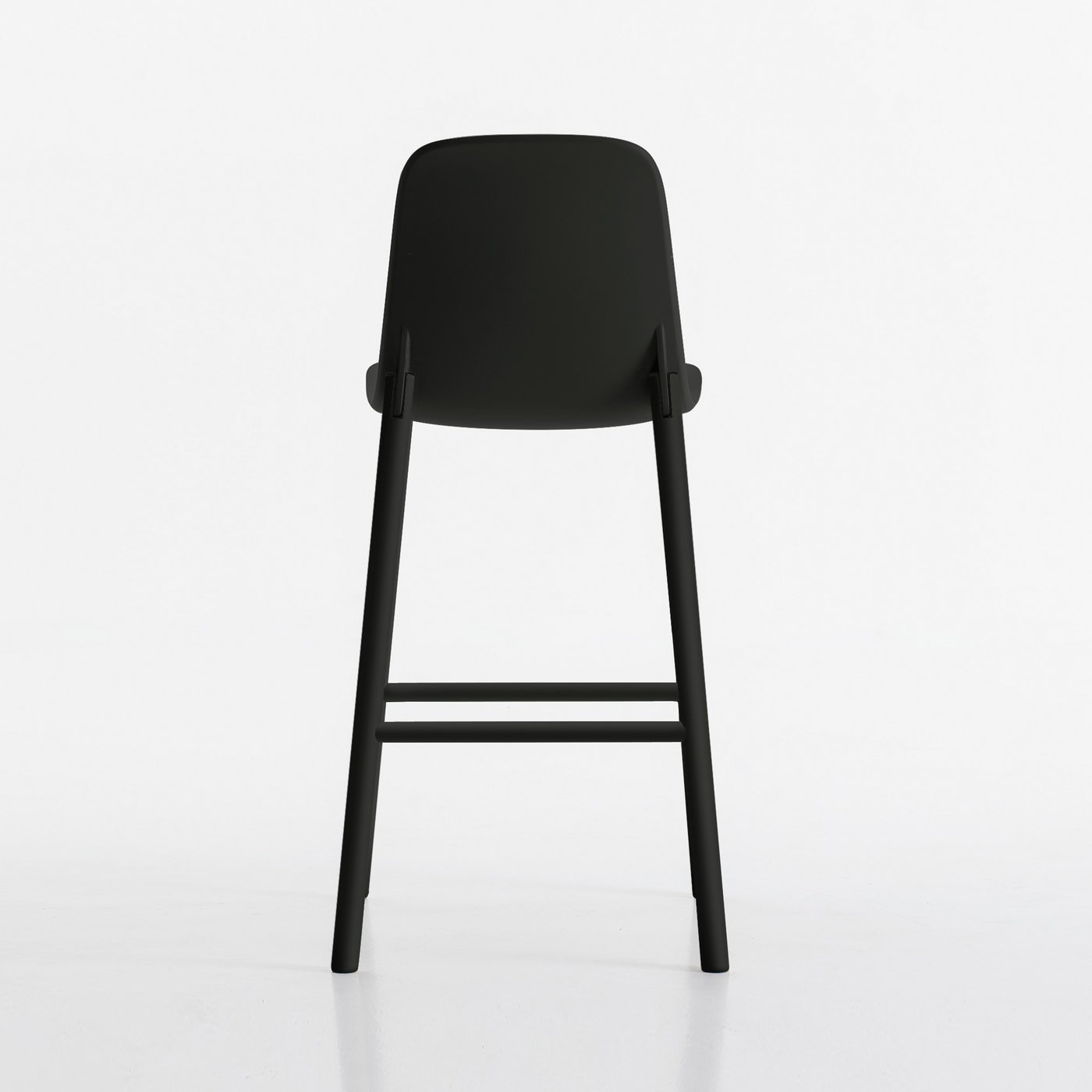 Kristalia Sharky counter stool - 05SHA08#SCHWARZ#P03 | REUTER