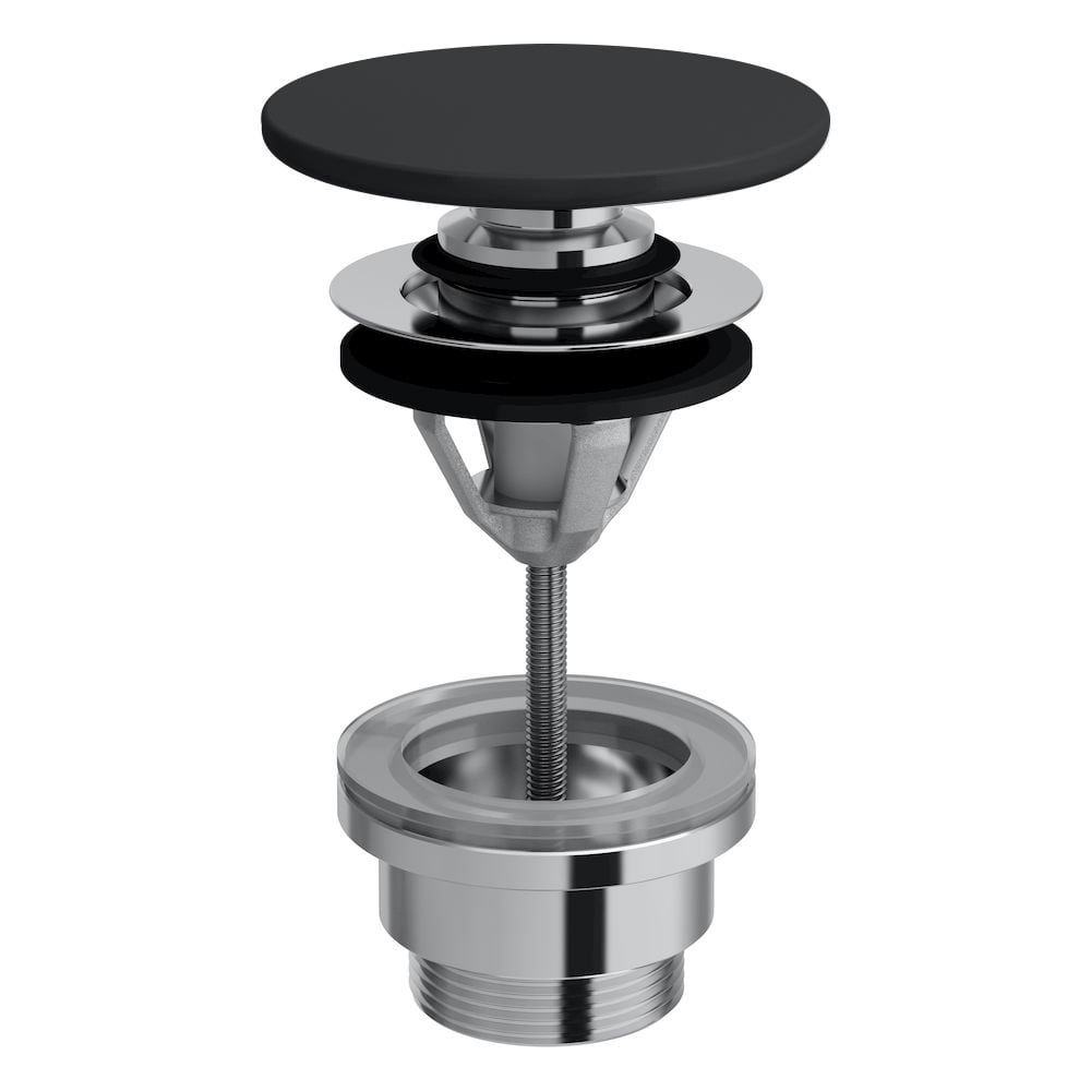LAUFEN Universal closable waste valve black/chrome - H8981920200001 ...