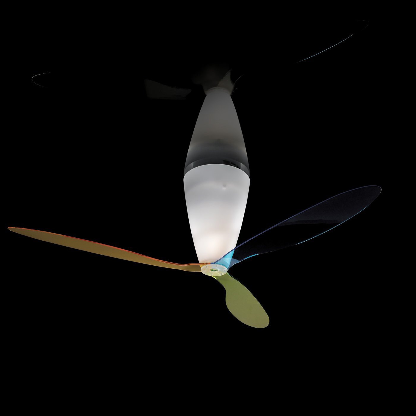 Luceplan Blow ceiling light, E27 dimmable, opaline/multi-colour ...