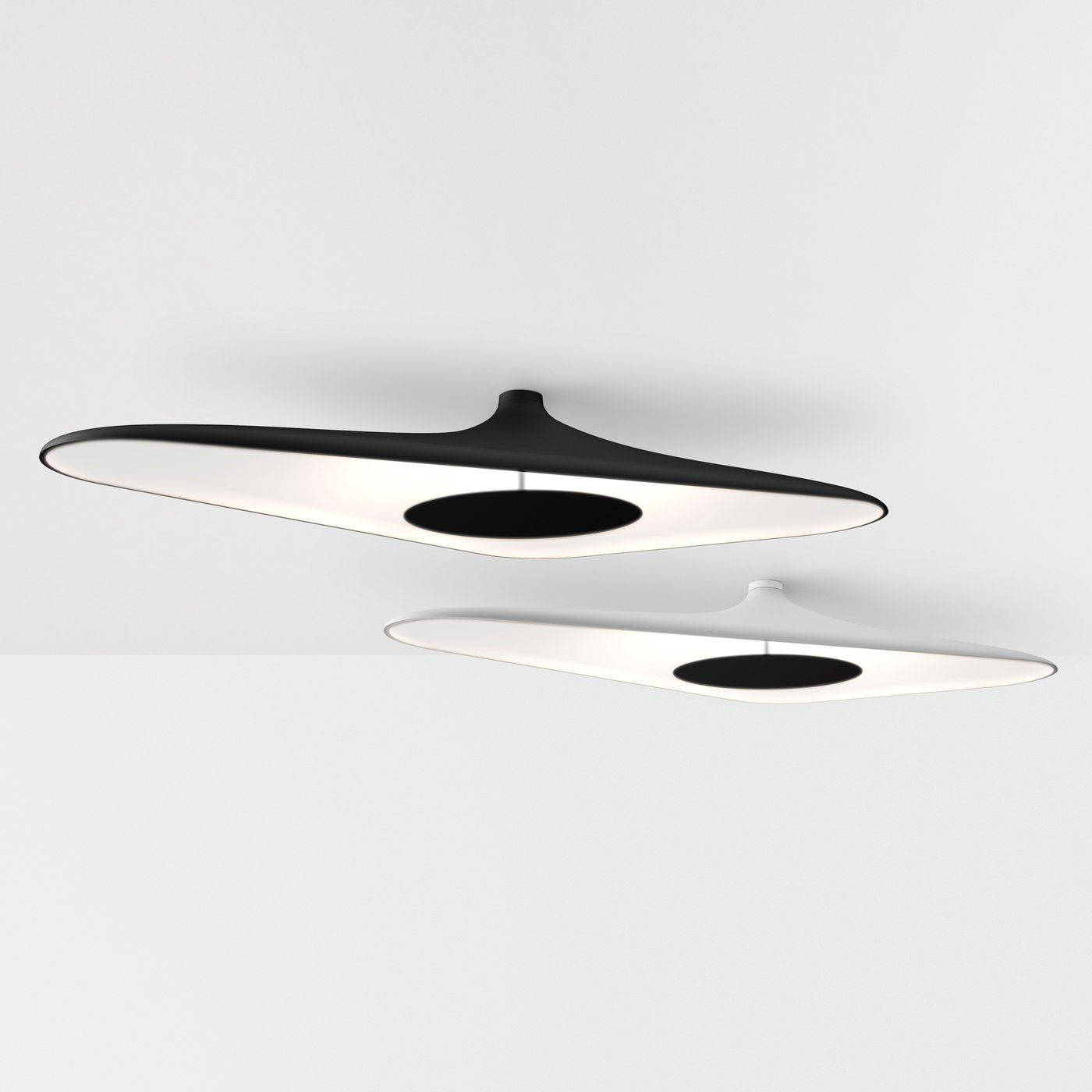 LUCEPLAN Soleil Noir D89p LED ceiling light white - 1D890P000002 | REUTER