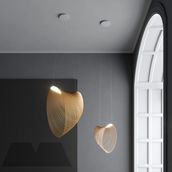 Luceplan Illan pendant light, LED dimmable - 1D82YS2D0099 | REUTER