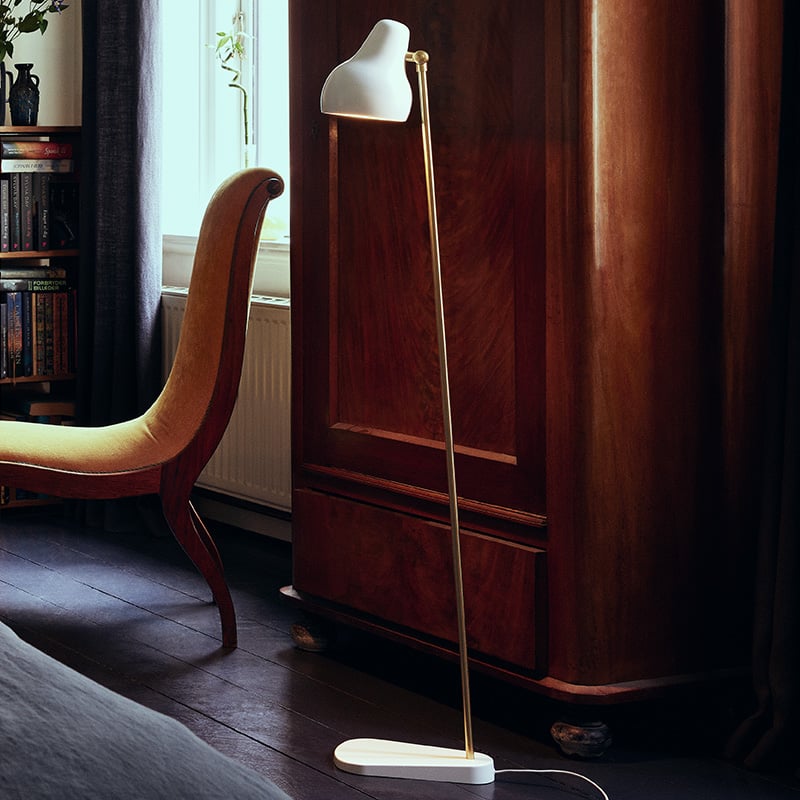louis poulsen VL38 floor lamp, LED dimmable, white - 5744162270 | REUTER