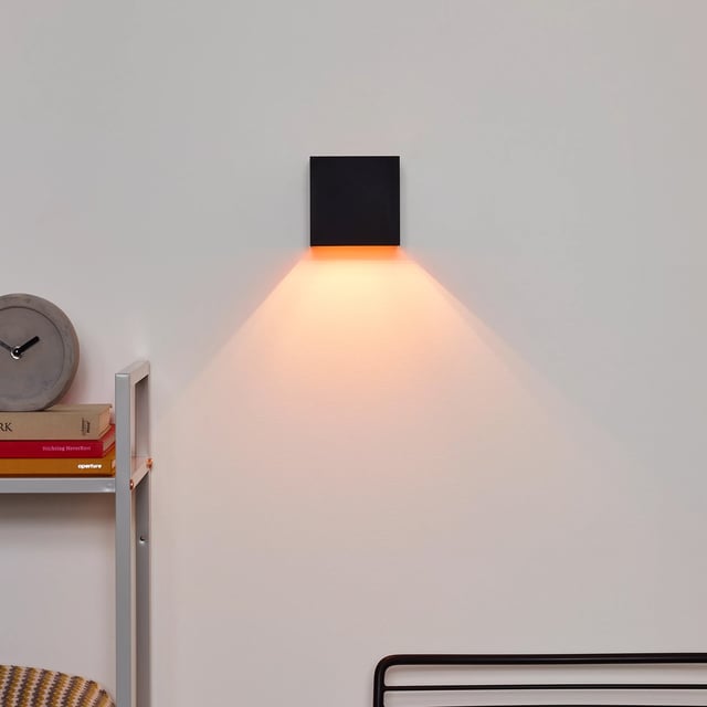 Lucide XIO wall light, 1 head, square, G9 dimmable, black - 09217/04/30 ...