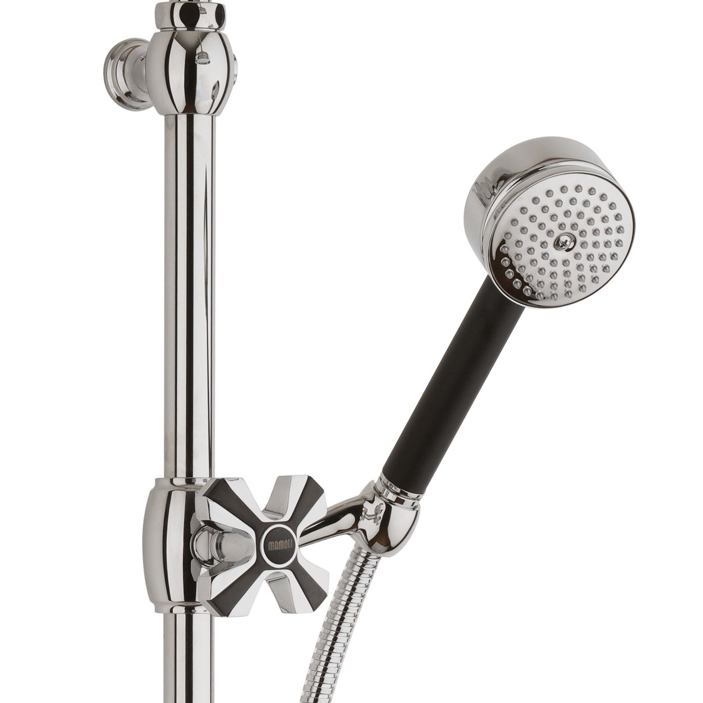 Mamoli 1938 shower system with two-handle mixer, hand shower and ...