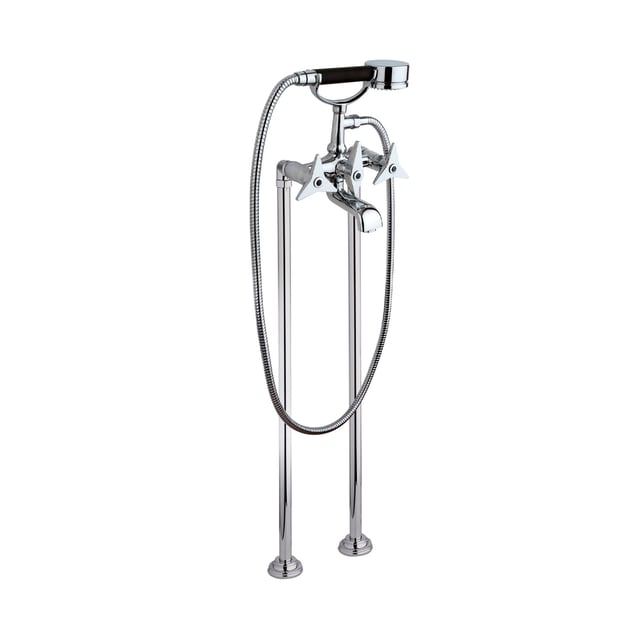 Mamoli GIO Ponti floorstanding bath fitting, two-handle mixer chrome ...