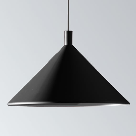 martinelli luce Cono Pendelleuchte, E27 schwarz/weiß - 1861/NE | REUTER