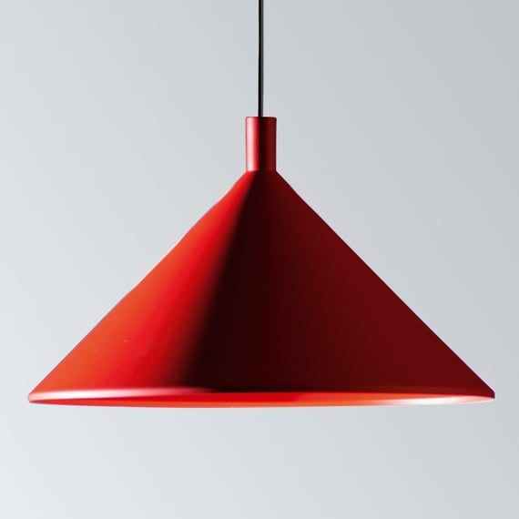 martinelli luce Cono Pendelleuchte, E27 dimmbar, rot/weiß - 1861/RO ...